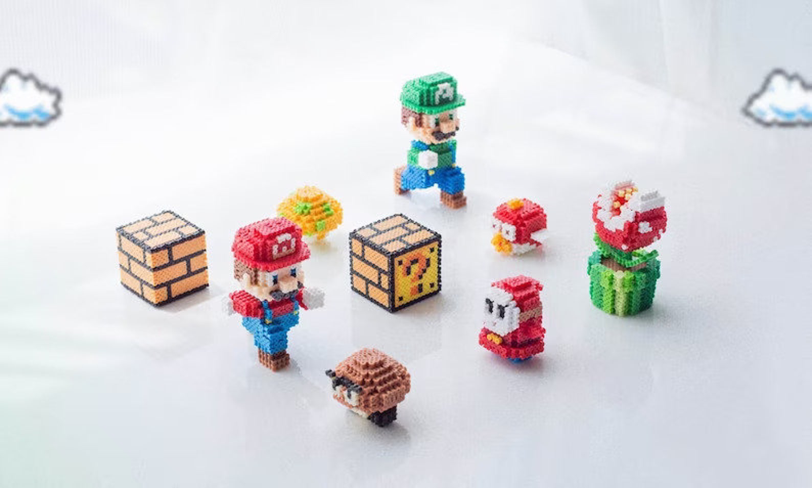 Super Mario Bros 3D Perler Bead Pattern English Guidances Digital - Etsy