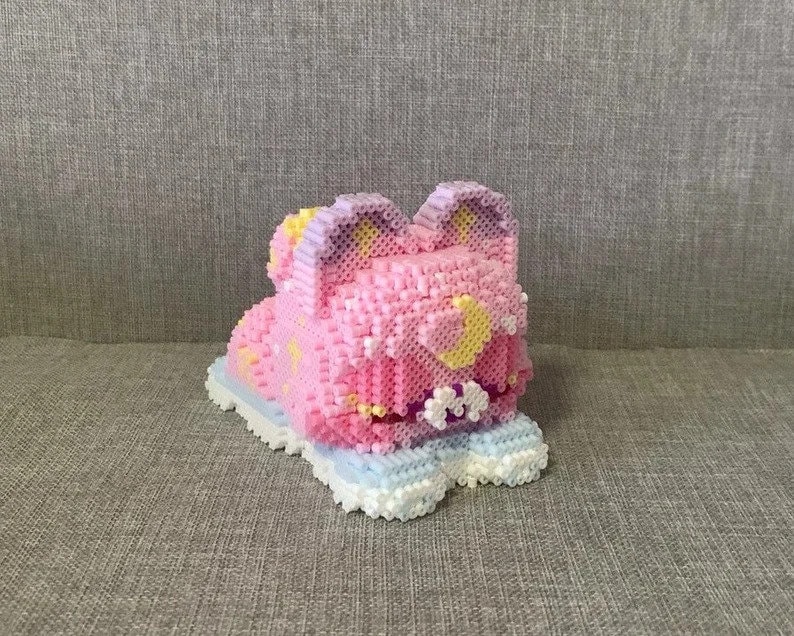 Cute Tiger 3D Perler Bead Patterns Digital Download English Guidances ...