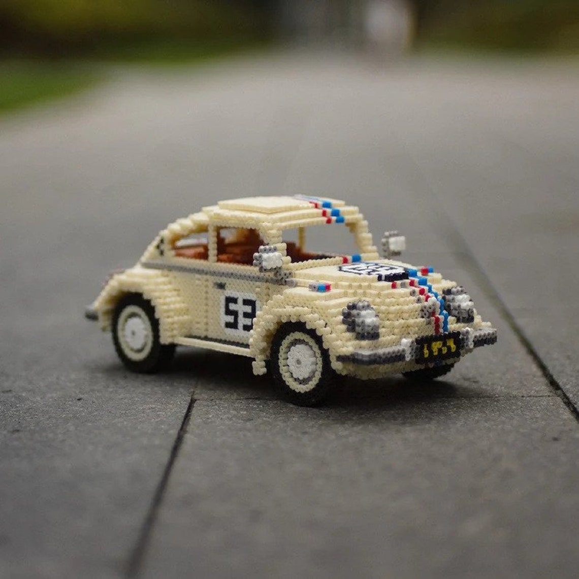 Herbie Beetle Car 3D Perler Bead Patterns Digital Instant - Etsy