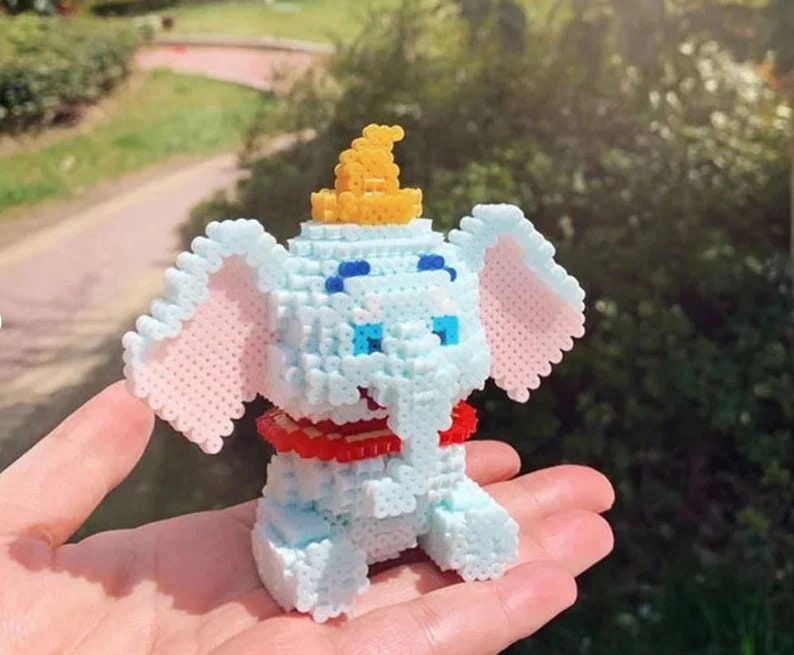 Elephant Dumbo 3D Perler Bead Patterns Tutotial Instant - Etsy
