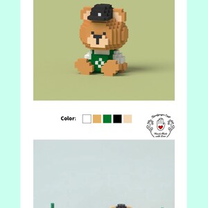 Cute Fast Food Series 3D Perler Beads Patterns Tutorial - Etsy