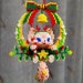 Linabell Christmas Wreath 3D Perler Bead Patterns Digital Instant ...
