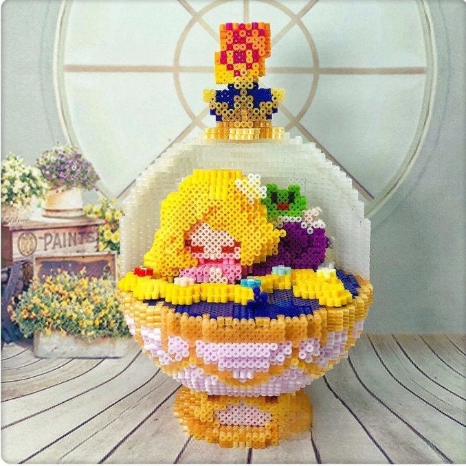 Princess Crystal Ball 3D Perler Bead Digital Pattern English PDF - Etsy