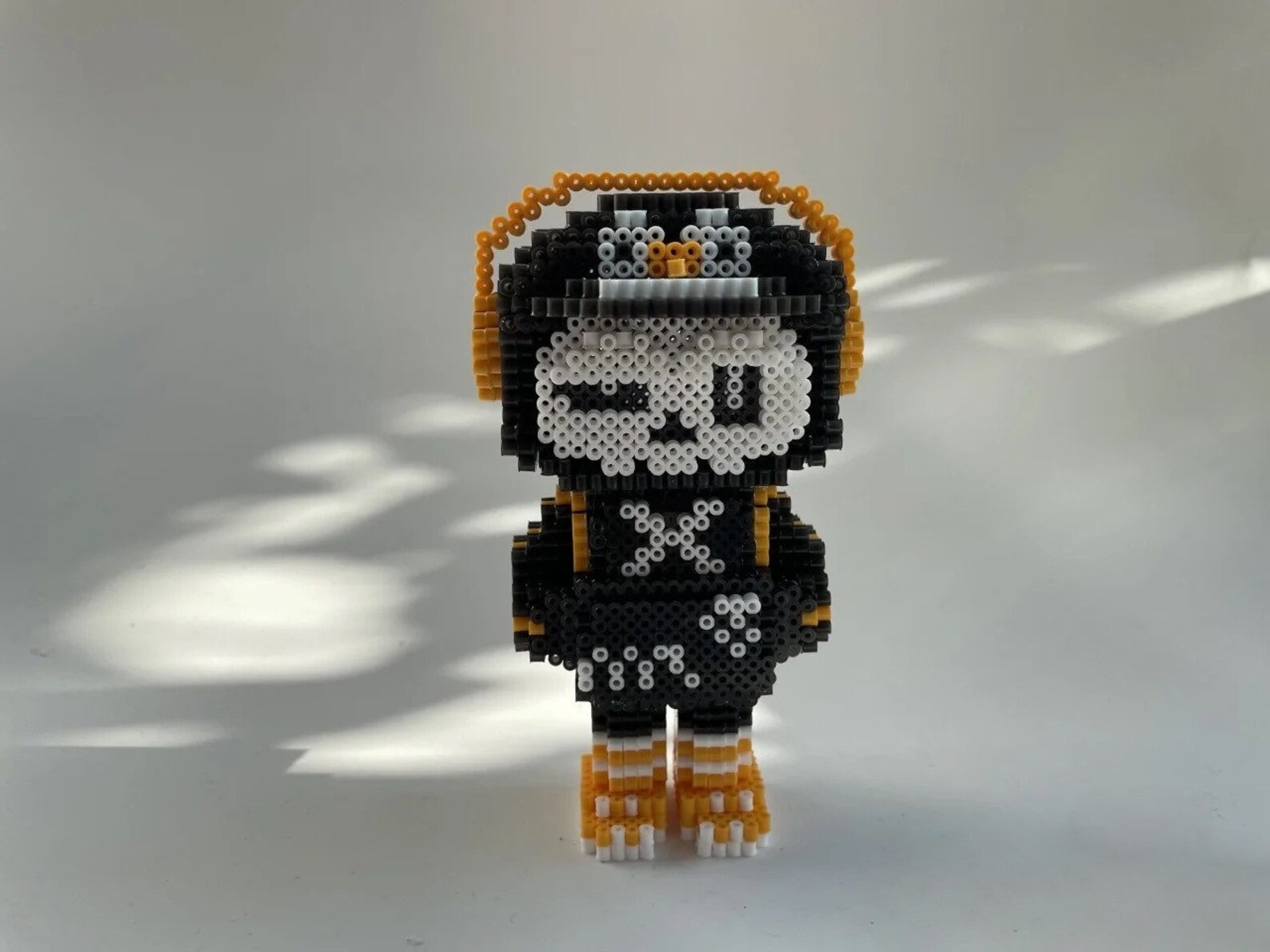 Skull Musician 3D Perler Bead Pattern Digital Instant Download - Etsy