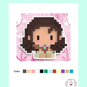 Cute Mini Princess 3D Perler Bead Pattern Digital Download EASY - Etsy