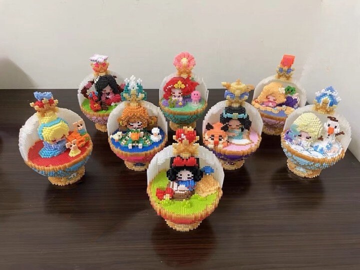 Princess Crystal Ball 3D Perler Bead Digital Pattern English PDF - Etsy