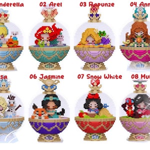 Princess Crystal Ball 3D Perler Bead Digital Pattern English PDF - Etsy