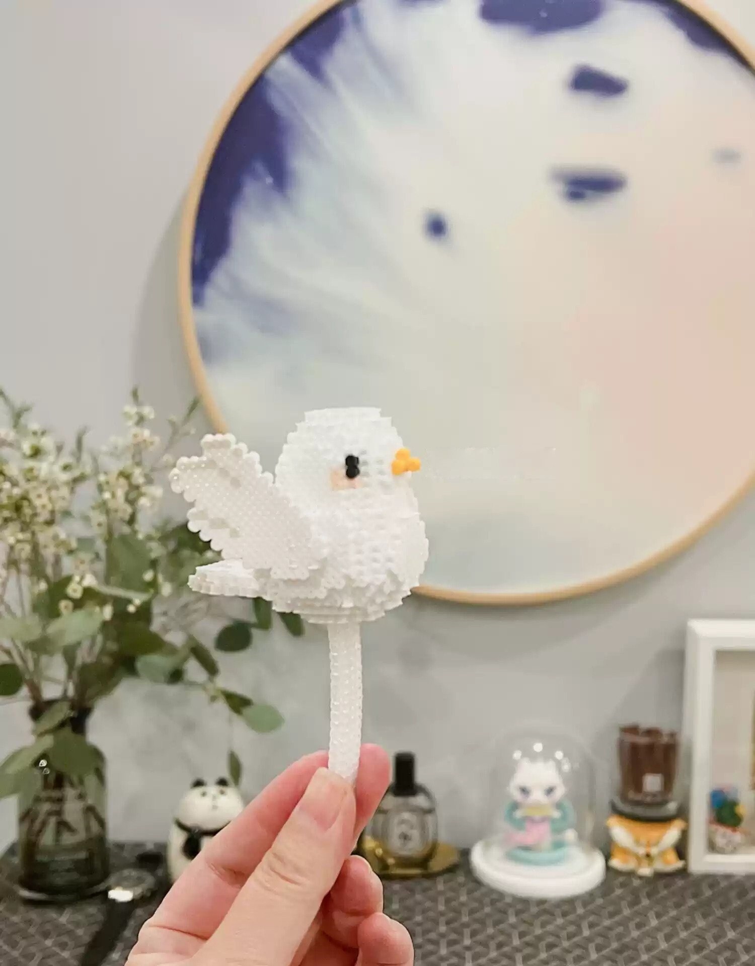 Cute Bird Dove 3D Perler Bead Patterns Digital Instant - Etsy UK