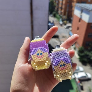3D Perler Bead Bubble Tea Patterns: Summer Drinks Series (digital ...