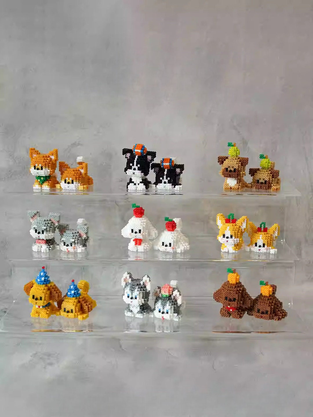 The Puppies Perler Bead Digital Patterns PDF English Guidances - Etsy