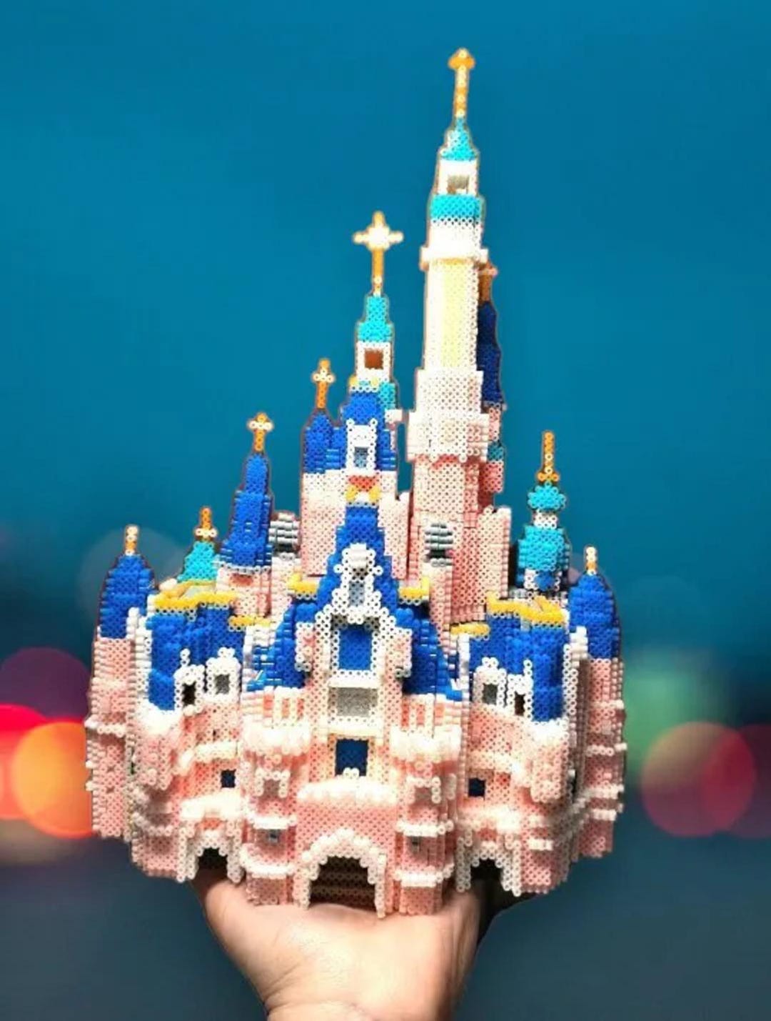 Dream Castle Building 3D Perler Bead Pattern Digital Instant Download ...