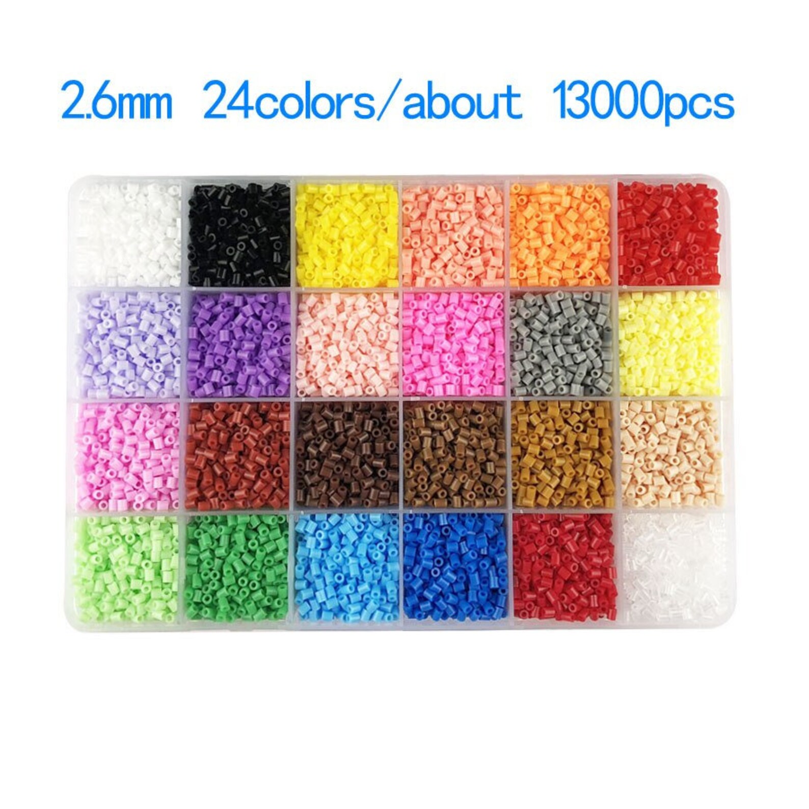 2.6mm Perler Beads Set Refill Bead Box Handmade Craft DIY Gift - Etsy
