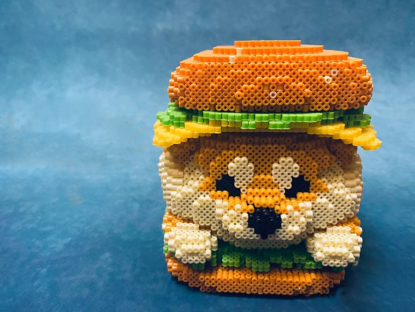 Cute Dog Shiba Fast Food 3D Perler Bead Patterns Digital Download - Etsy