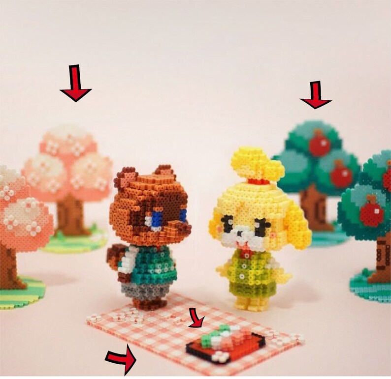 Animal Crossing 3D Perler Patterns Englisch Anleitungen - Etsy Österreich