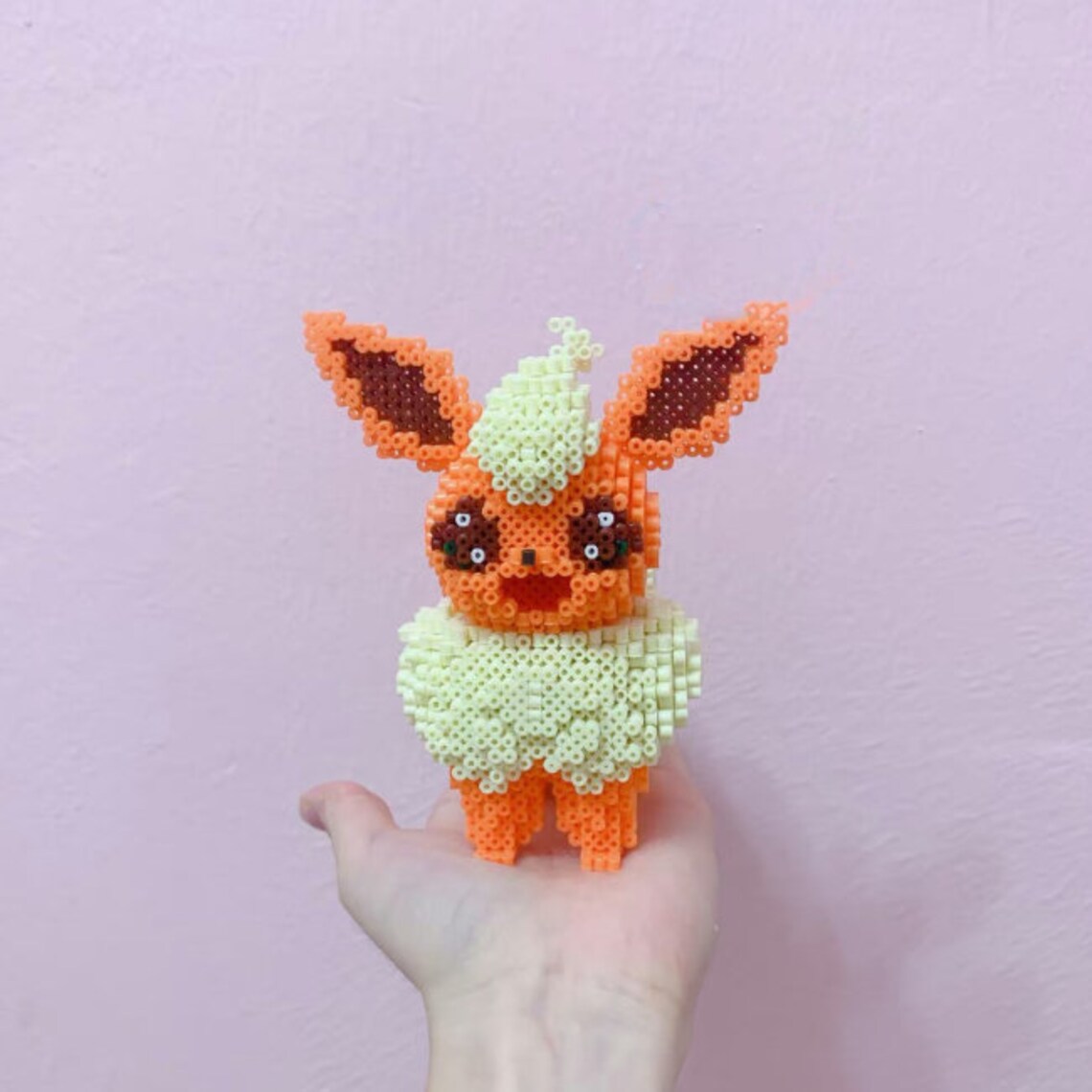 New Pokemon Eevee 3D Perler Bead Pattern Digital - Etsy