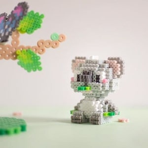 Cute Koala 3D Perler Bead Pattern Digital Instant Download - Etsy