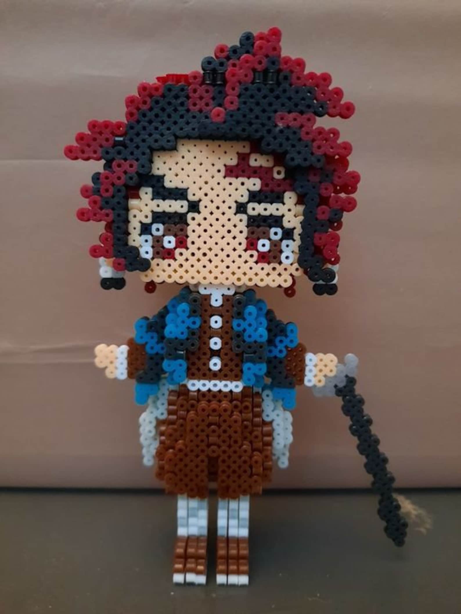 Demon Anime Characters 3D Perler Bead Patterns Digital Download - Etsy