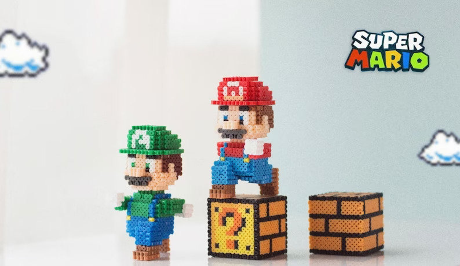 Super Mario Bros 3D Perler Bead Pattern English Guidances Digital - Etsy