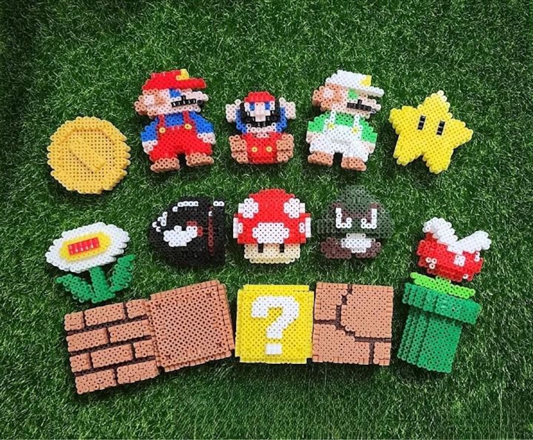 Super Mario Brothers 3D Perler Bead Patterns Set of 15 Digital Download Ebook Guidances (not ...