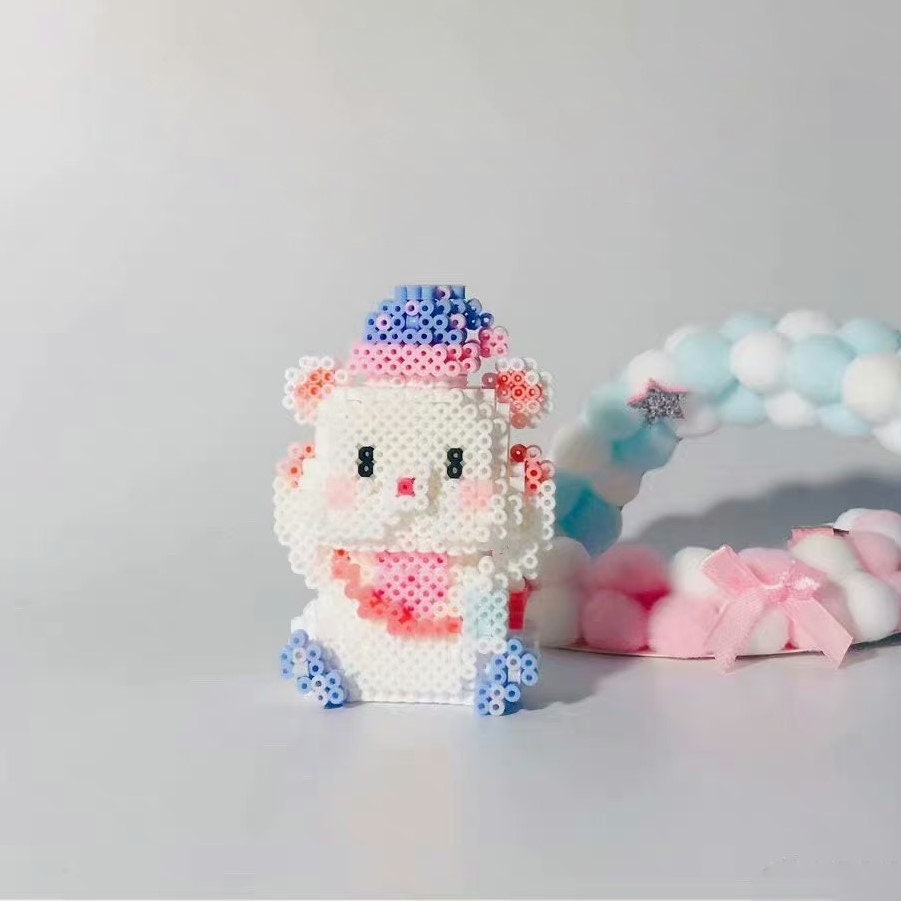 9 Cute Hamsters Little Mouse 3D Perler Bead Digital Pattern - Etsy