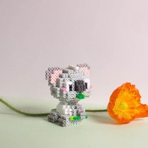 Cute Koala 3D Perler Bead Pattern Digital Instant Download - Etsy