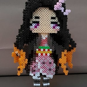 Demon Anime Characters 3D Perler Bead Patterns Digital Download - Etsy