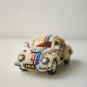 Herbie Beetle Car 3D Perler Bead Patterns Digital Instant Download ...