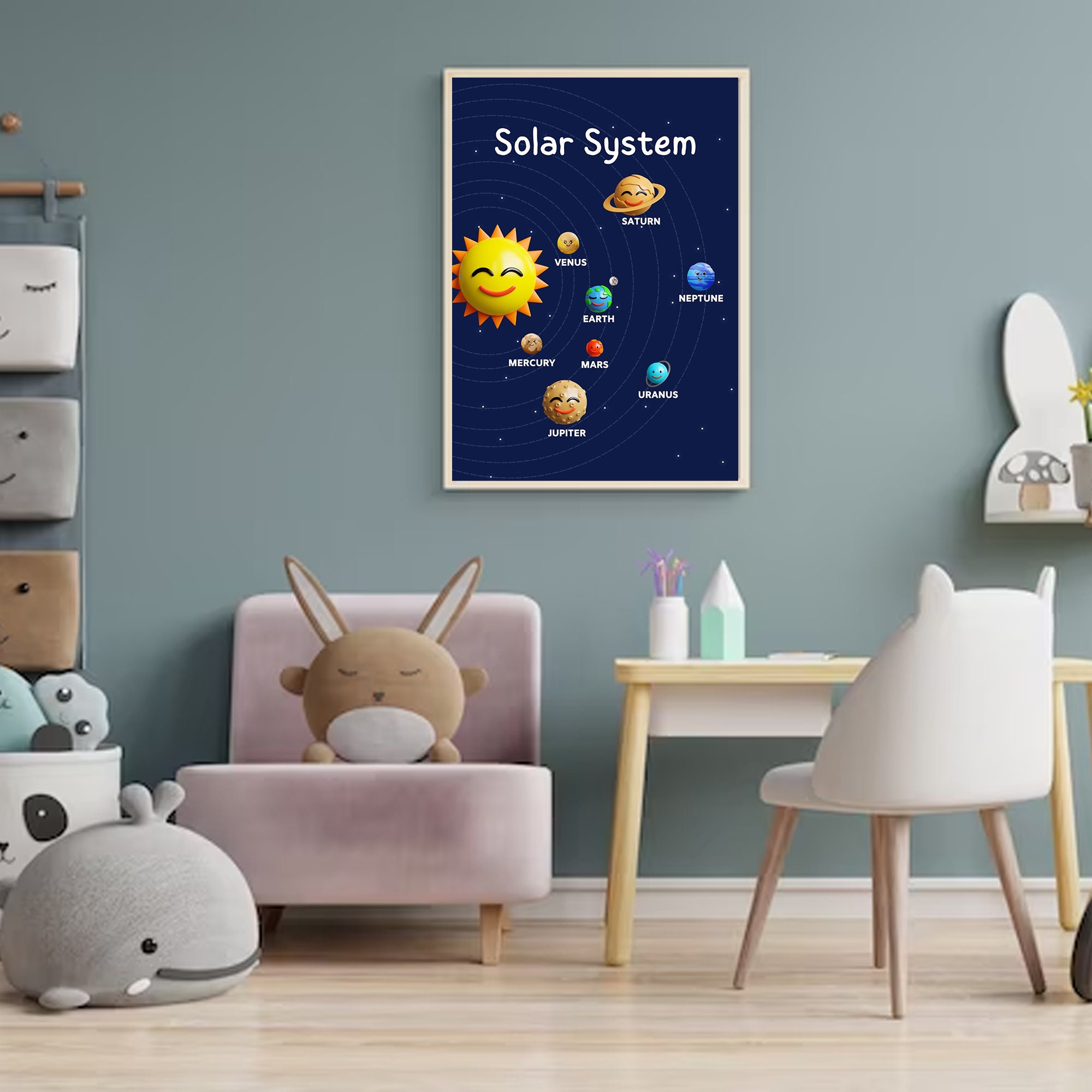 Solar System Poster | Space Poster | Print Solar System | Printable ...