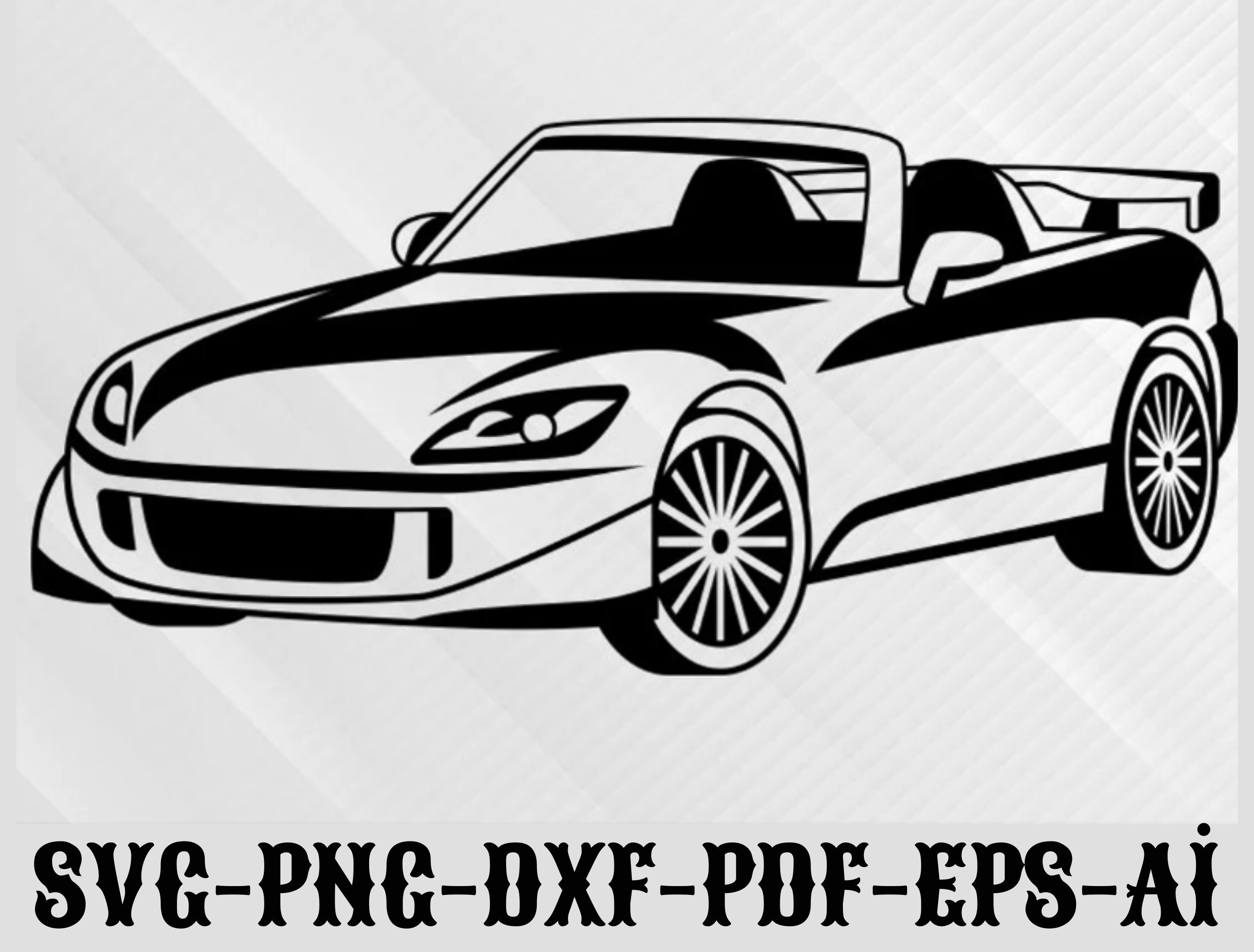Honda S2000 EPS SVG PNG Dxf Vector Art Cricut - Etsy Canada