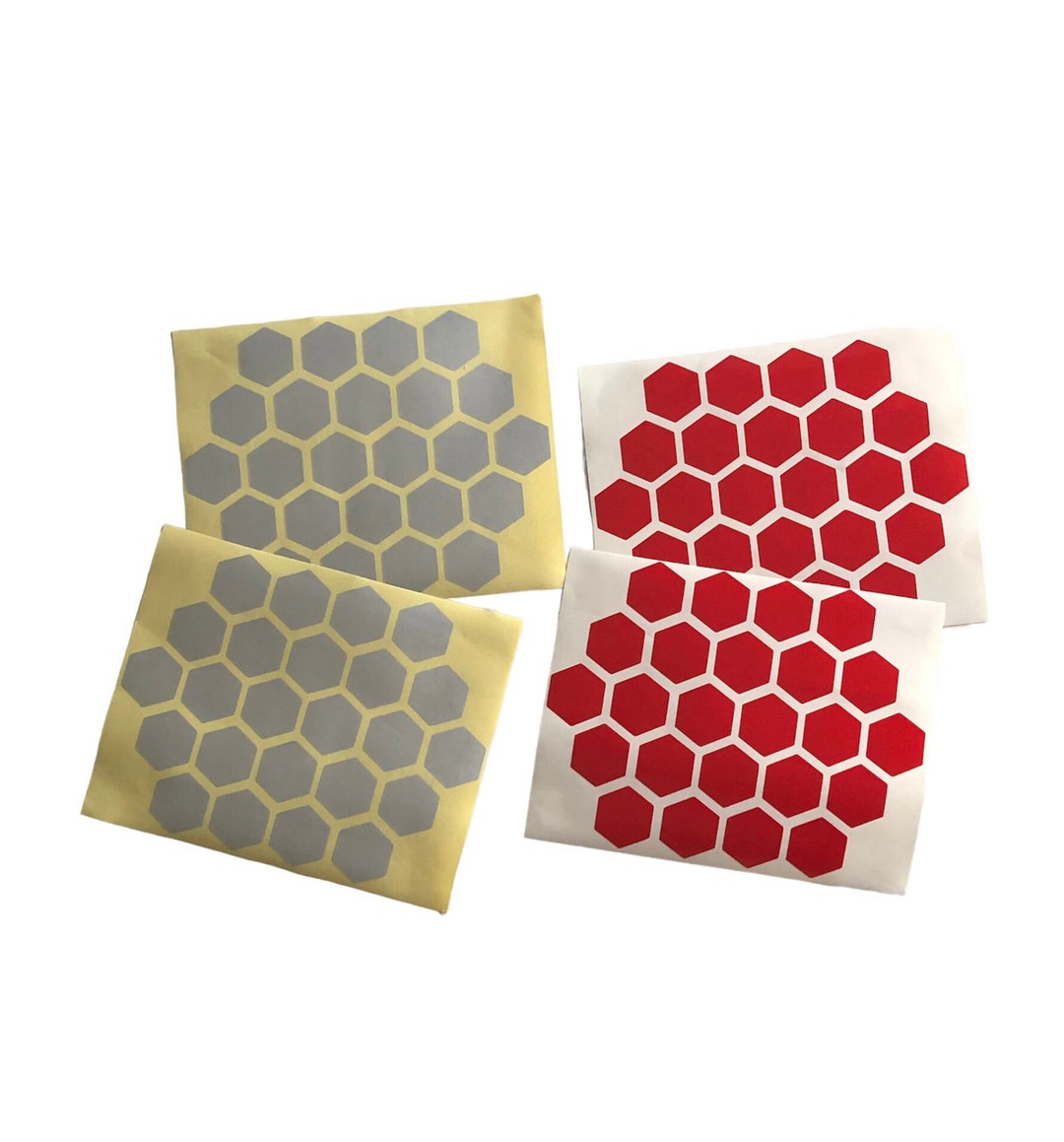 Reflective Honeycomb Hexagon Vinyl Bike Sticker Decals - Etsy