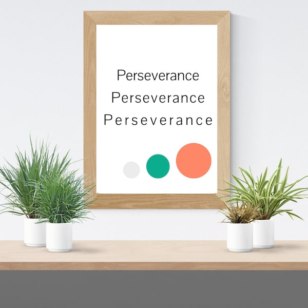 Perseverance Poster - Etsy