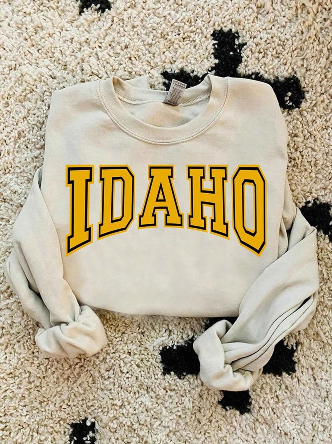 Vintage Idaho Sweatshirt, Idaho Fan Sweatshirt, Distressed Idaho ...