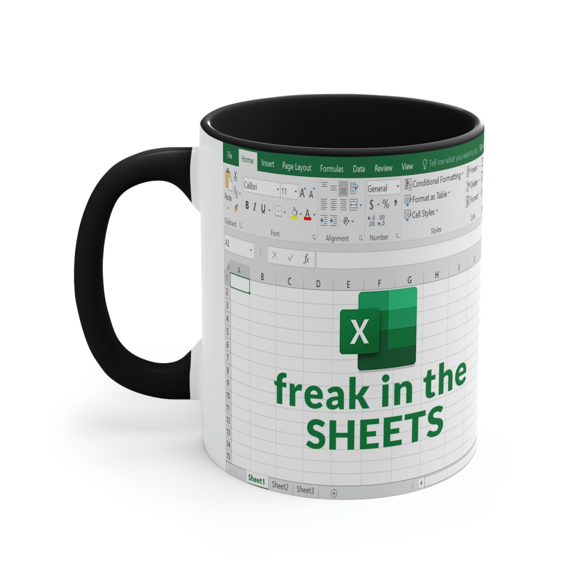 Freak in the Sheets Mug Freak in the Sheets Excel Mug - Etsy