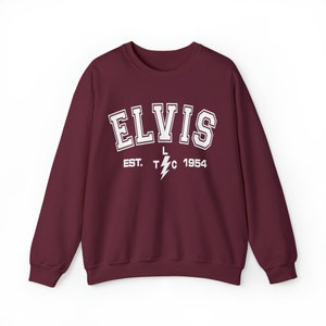 Elvis EST 1954 Sweatshirt, Elvis Shirt, Vintage Elvis Shirt - Etsy