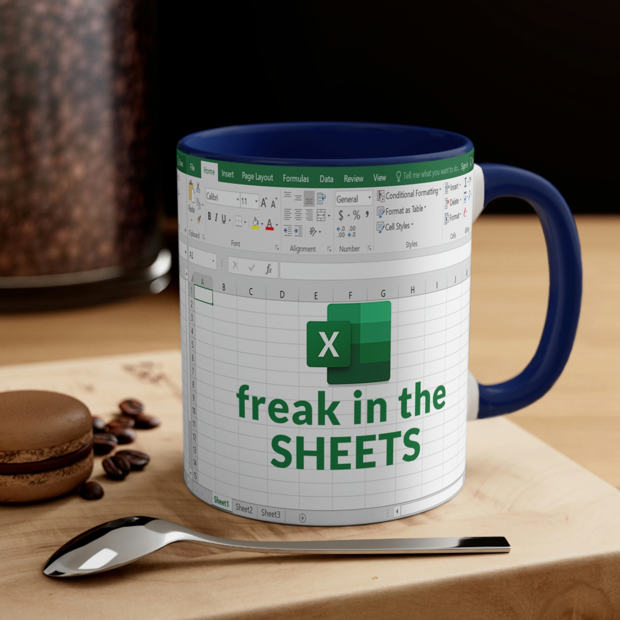 Freak in the Sheets Mug Freak in the Sheets Excel Mug - Etsy