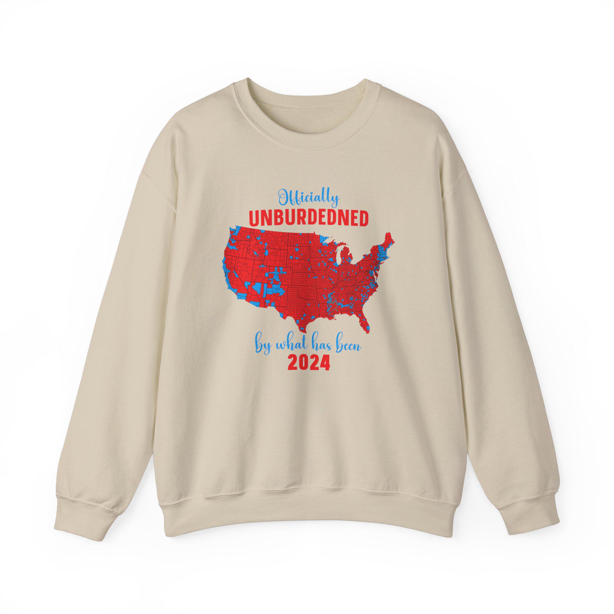 Donald Trump 2024 Election Results Map Sweatshirt, USA Electoral Map ...