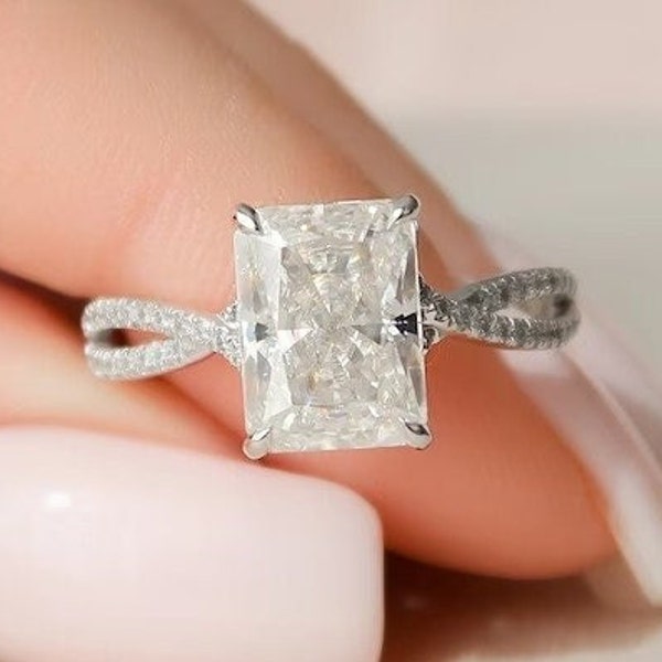 Twisted Band Engagement Ring - Etsy