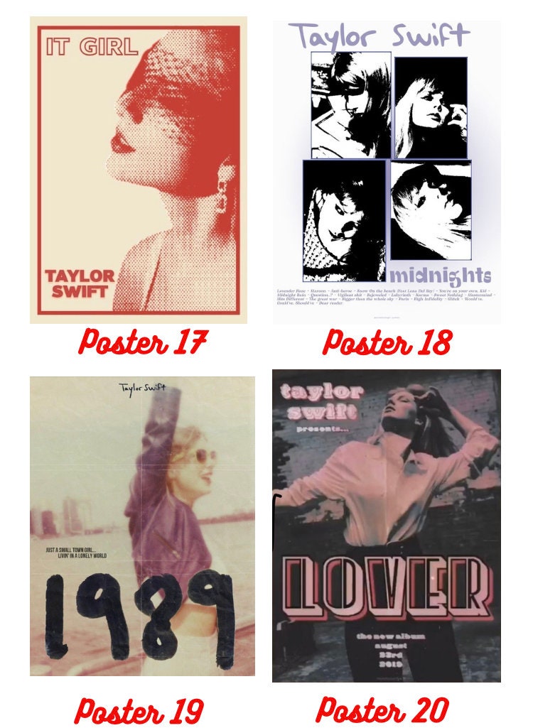 Taylor Poster, Taylor The Eras Tour Poster, Aesthetic Music Poster sold ...
