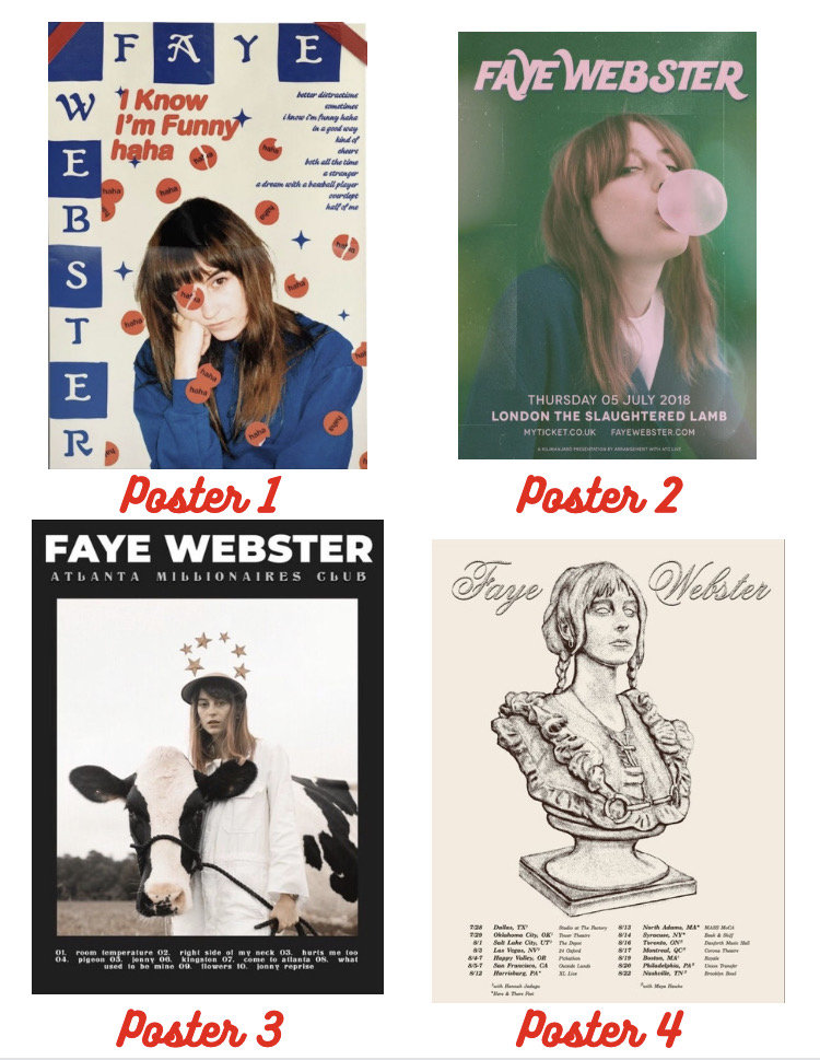 Faye Webster Aesthetic Poster, Vintage Album Cover Poster sold by ...