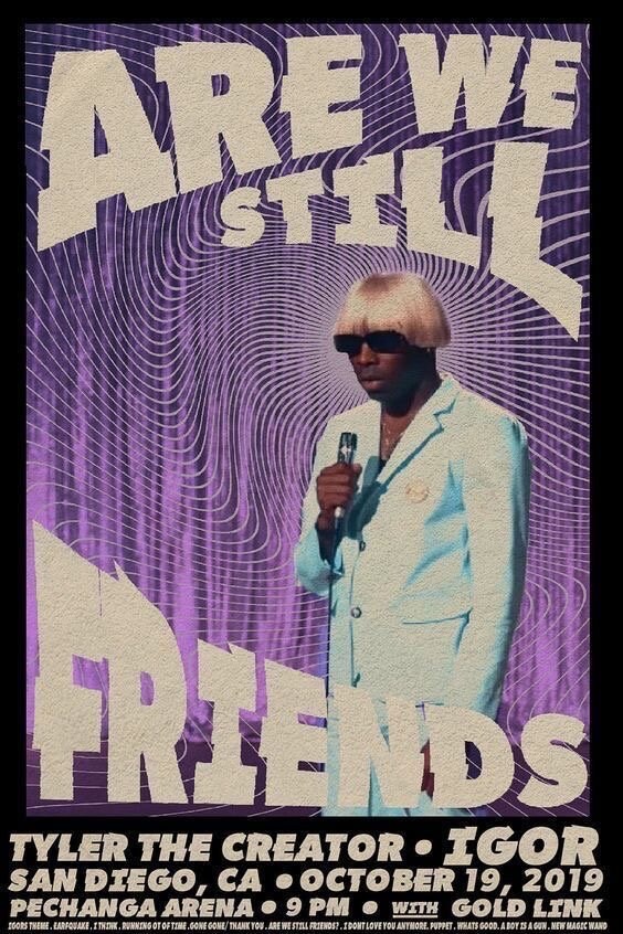 Tyler the Creator Poster, Aesthetic Music Poster, Vintage Poster, Album ...