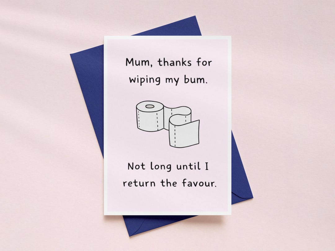 Mum Birthday Card, Mothers Day Card, Rude Birthday Card, Card for ...