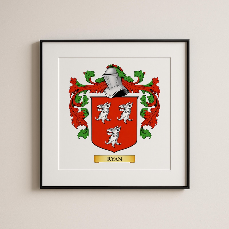Ryan Coat of Arms - Etsy