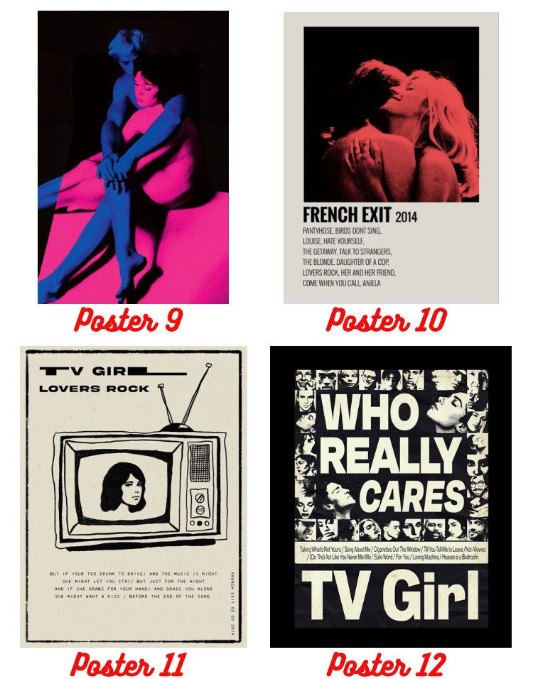 TV Girl Aesthetic Poster, Cute Music Poster, Vintage TV Girl Album ...