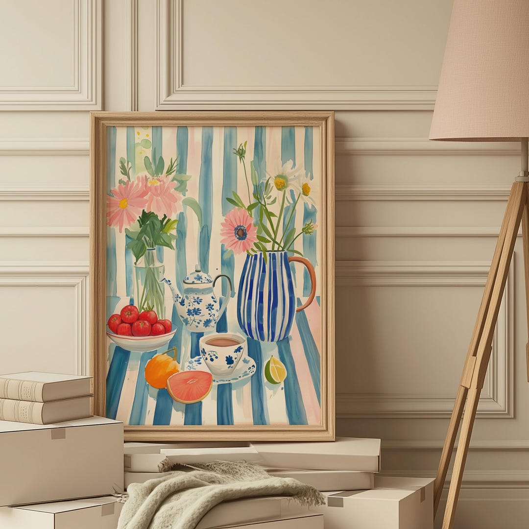 Kitchen Poster, Kitchen Print, Kitchen Wall Art, Cafe Decor, Retro ...