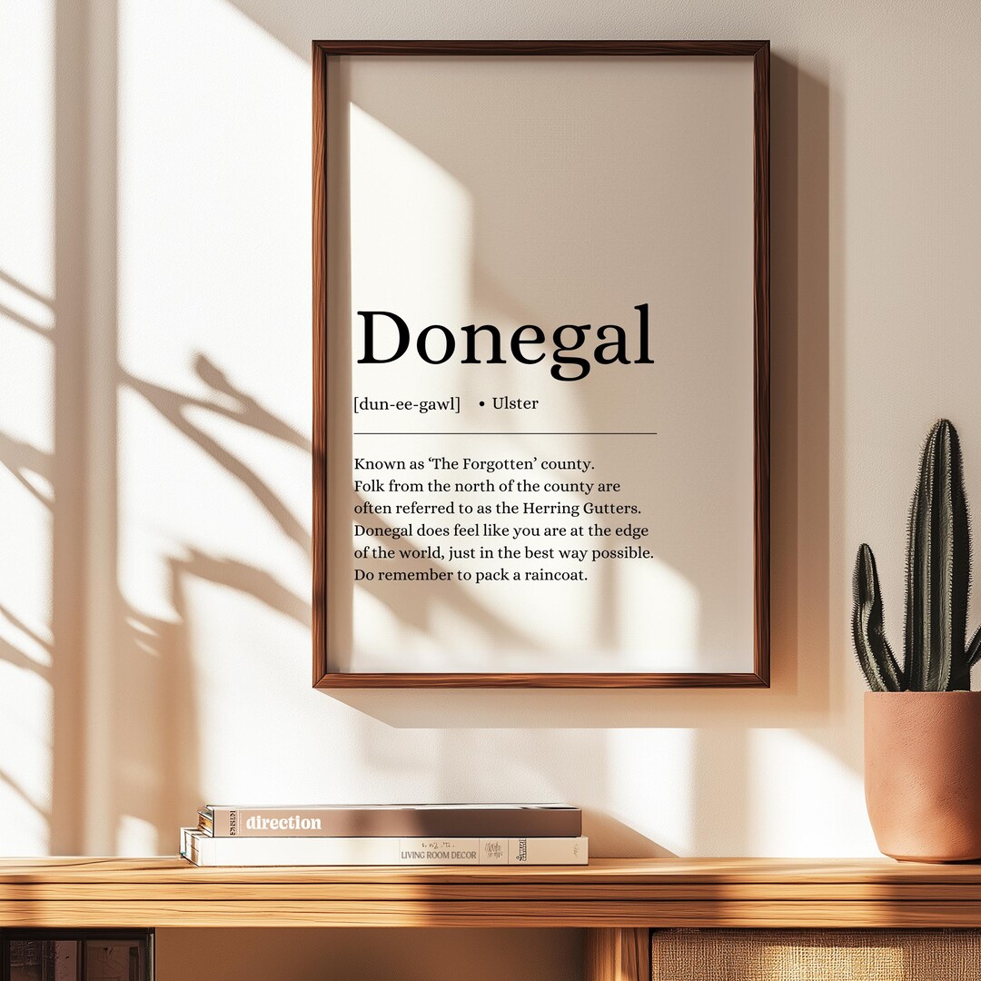 County Donegal Poster, County Donegal Print, Irish Wall Art, Irish ...