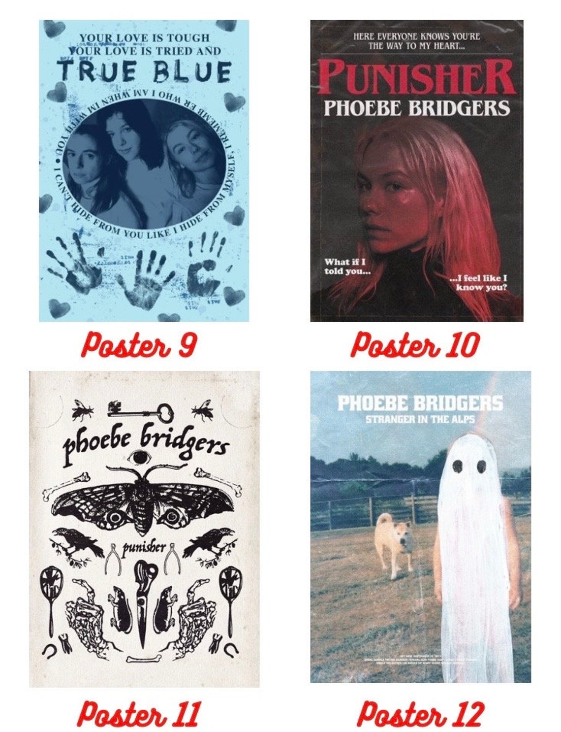 Phoebe Bridgers Aesthetic Poster, Cute Music Poster, Vintage Album ...