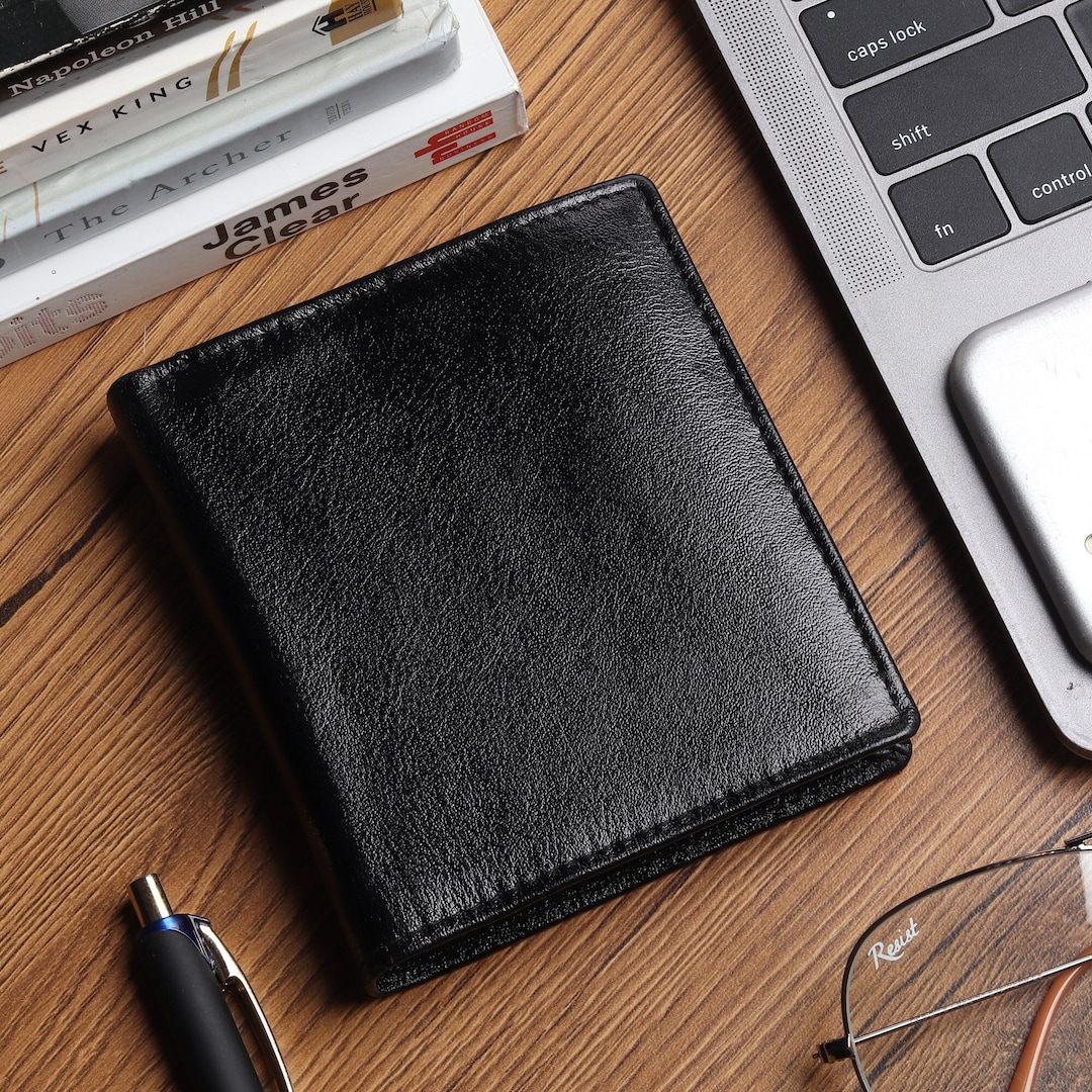 Handmade Leather Wallet Men's Genuine Leather Wallet 100% Pure Leather ...