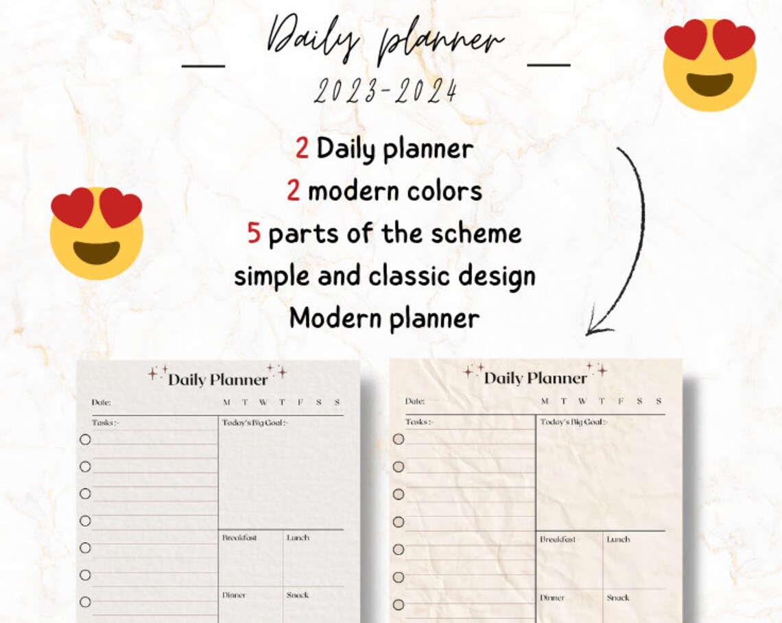 Digital Planner, Tasks Planner, Daily Planner, Daily Planner, iPad ...