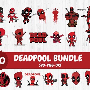 Deadpool Svg Bundle,150 SVG-PNG-DXF, Deadpool Png, Deadpool Cricut ...
