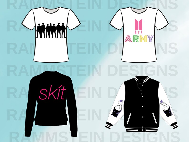 BTS Svg Bundle, Bts Png, Kpop Svg Files for Cricut, Bts Clipart ...